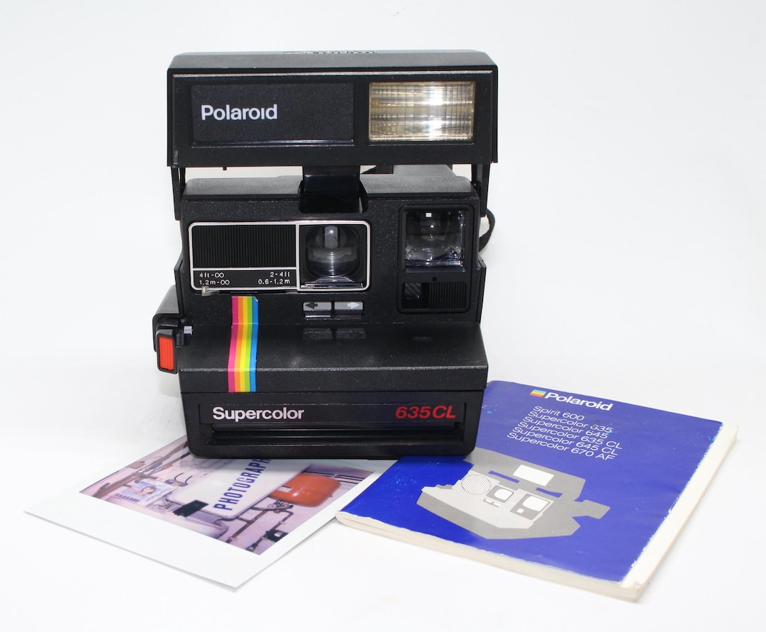 Polaroid Supercolor 635CL Instant Camera: Tested, With Box & Manual - Etsy