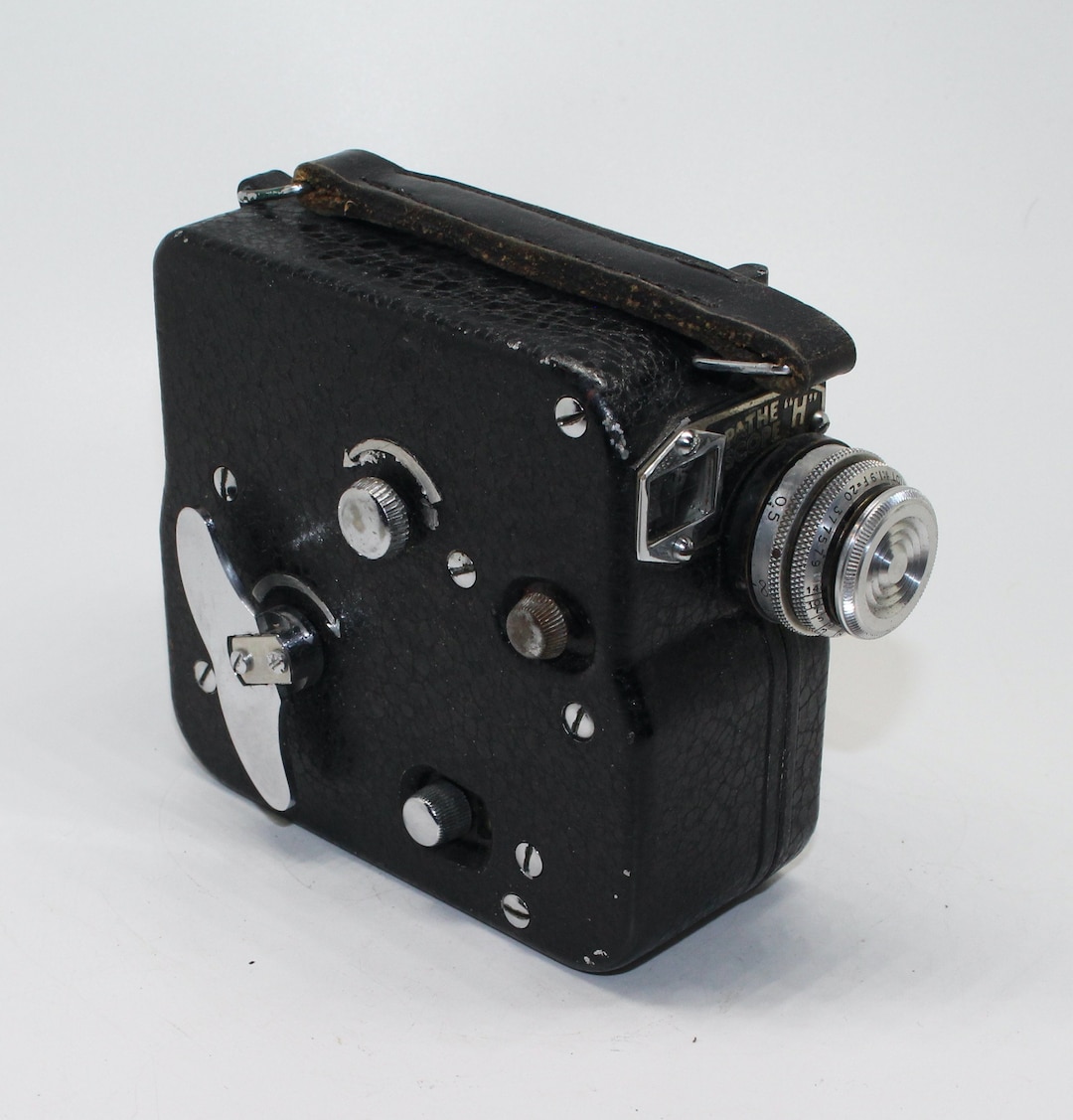 Pathescope H 9.5mm Cine Film Camera With Cinor Special Berthiot 1:1.9 F ...