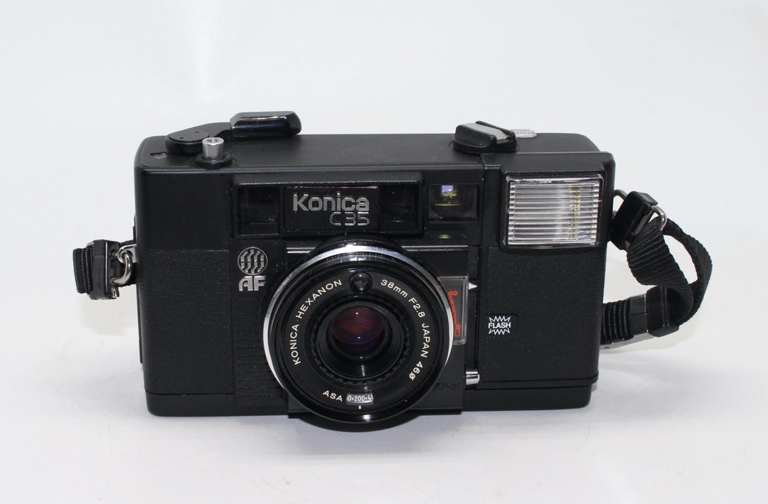 Konica C35 AF 35mm Film - World's First Auto-focus Compact Camera ...