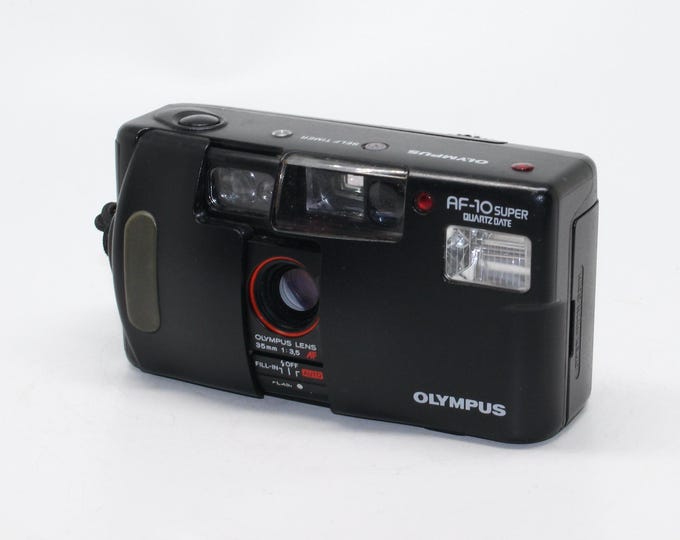 Olympus AF-10 Super Quartz Date 35mm Film Auto Focus Compact Camera ...
