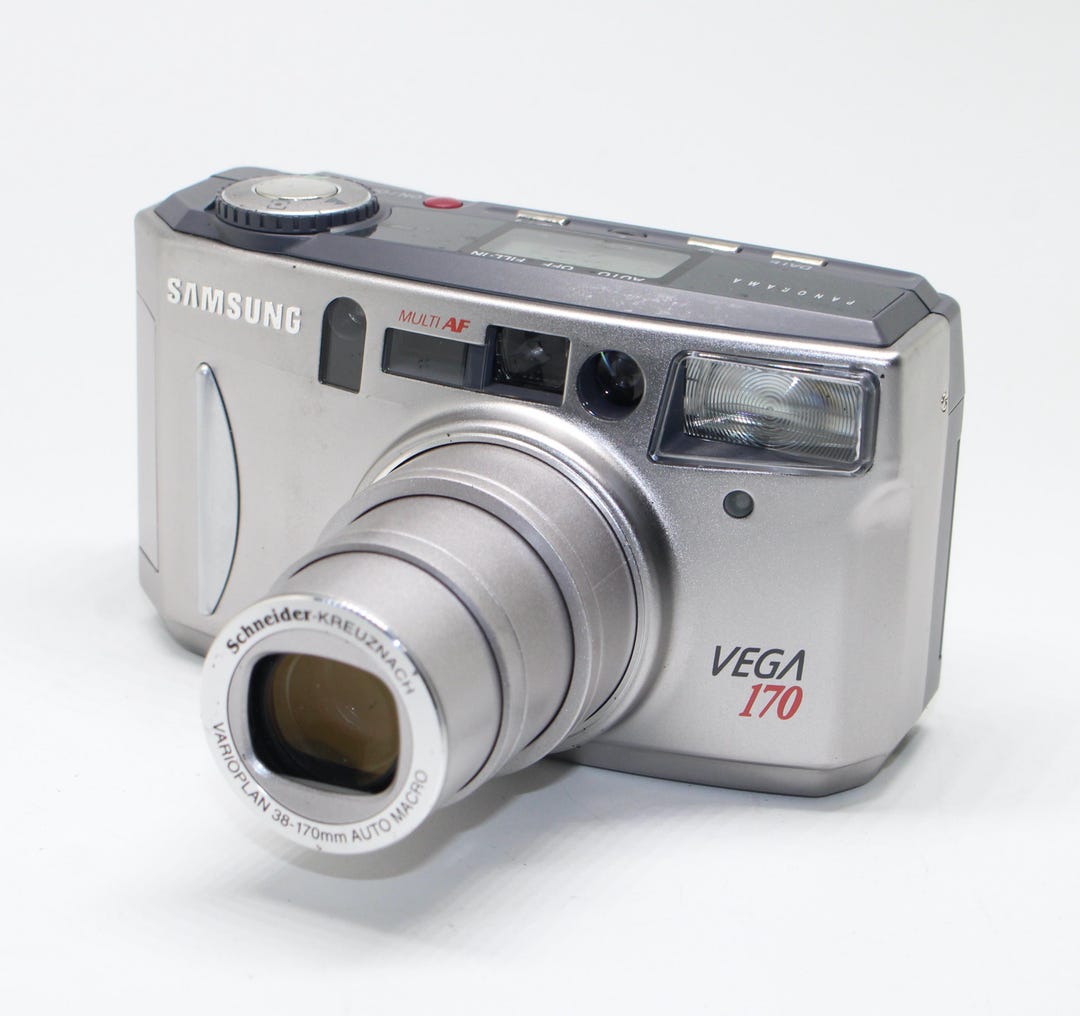 1990s Samsung Vega 170 35mm Film Camera With 38-170mm Lens With Case ...
