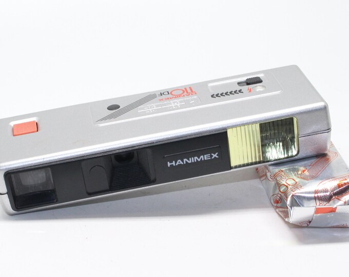 Vintage 1980s Hanimex 110 DF 110 Film Camera, Wrist-strap and New ...