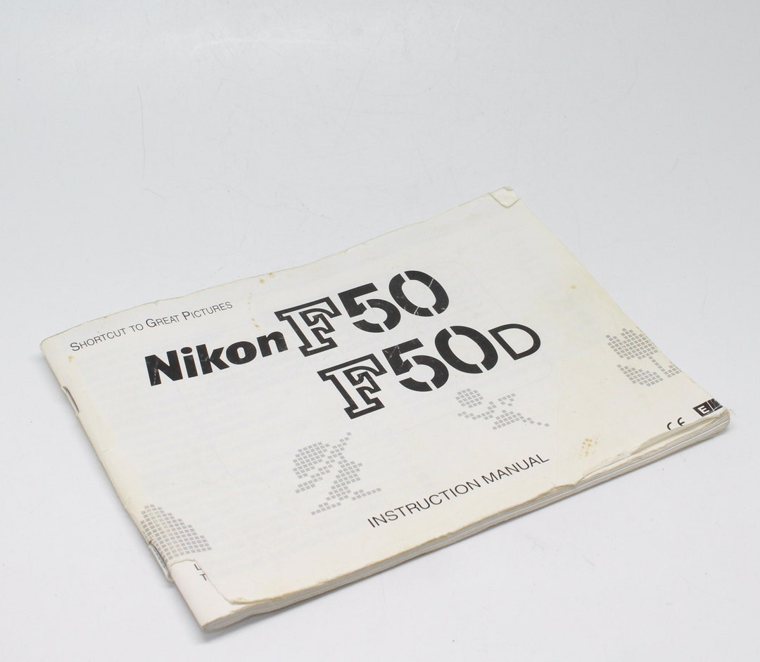 Original Nikon F50 (F-50) SLR 35mm Camera Manual / Instructions - C ...