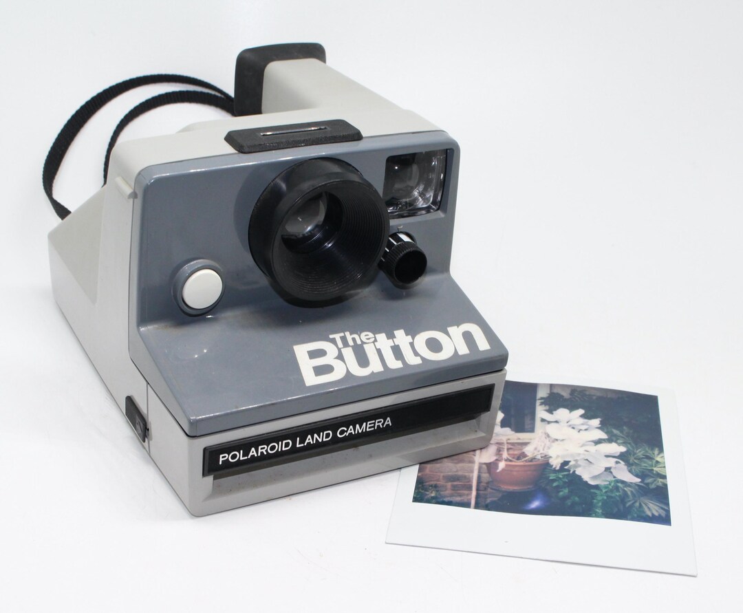 Polaroid the Button Instant Land Camera - Uses Modern Polaroid SX-70 ...