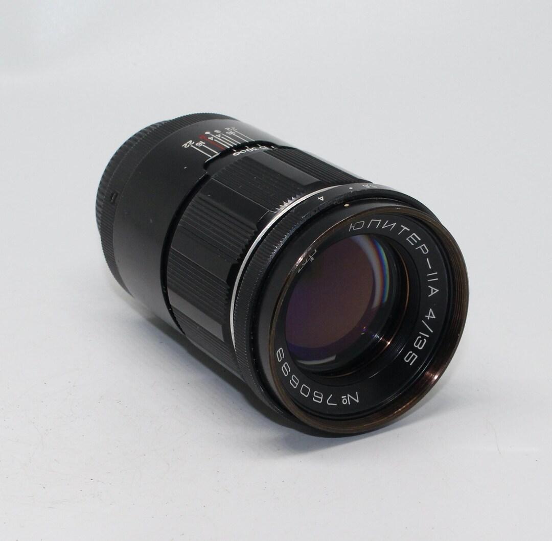 Soviet JUPITER-11A 1:4 135mm Prime Lens With M42 Screw Mount for ...