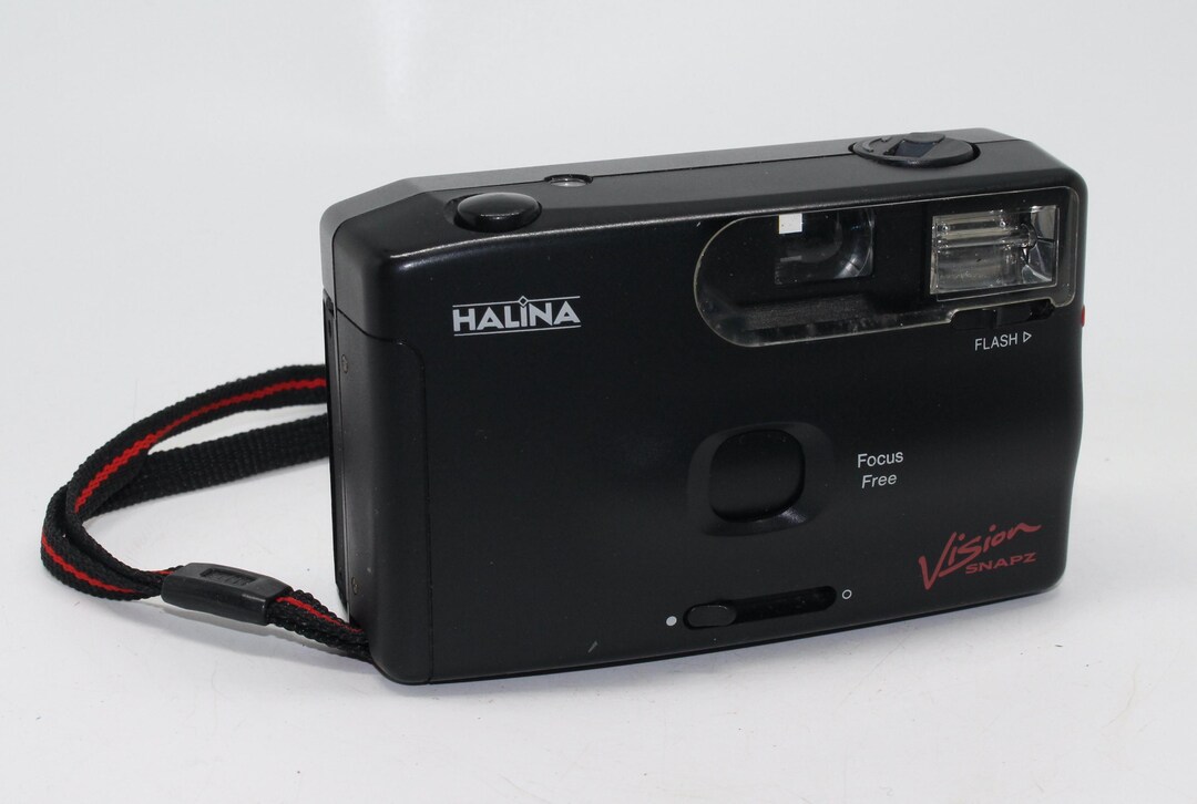 Halina Vision Snapz 35mm Film Compact Camera With Case and Working ...