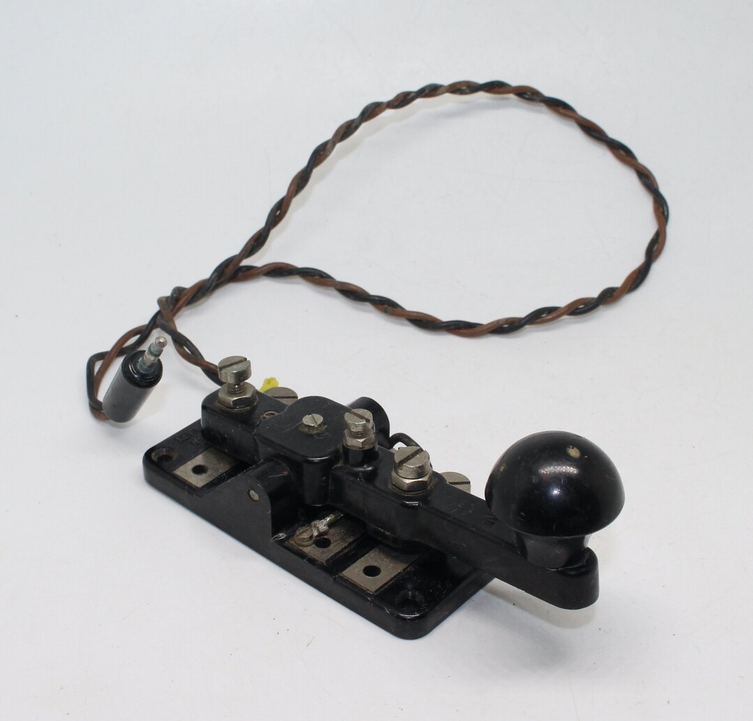 British Army Wwll Bakelite Morse Code Key WT 8 AMP No 2 MK Lll Very ...