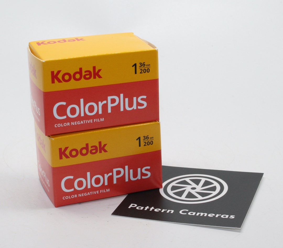 A Pack of Two Kodak Colorplus 200 35mm Colour Film Rolls With 36 Photos ...