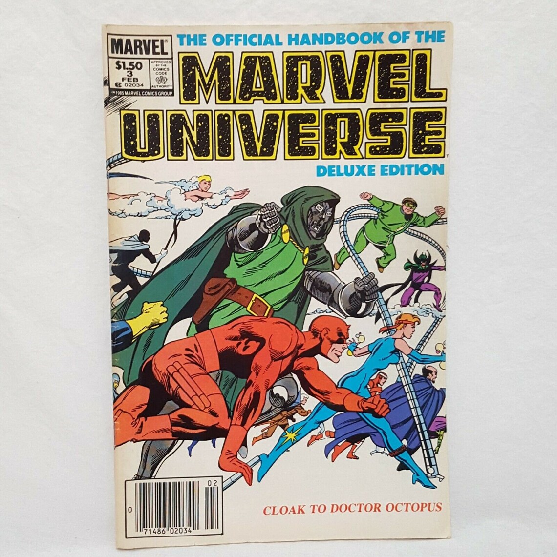 Official Handbook Marvel Universe Deluxe Edition Cloak to - Etsy Official Handbook Marvel Universe Deluxe Edition Cloak to - Etsy