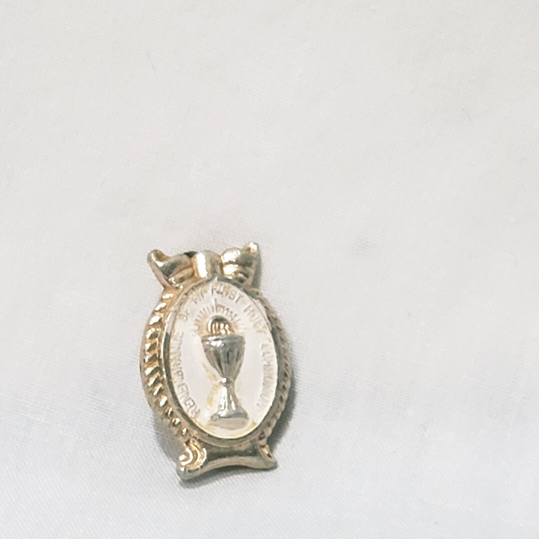 First Communion Cup Chalice Lapel Pin 1 Remembrance of My First Holy - Etsy