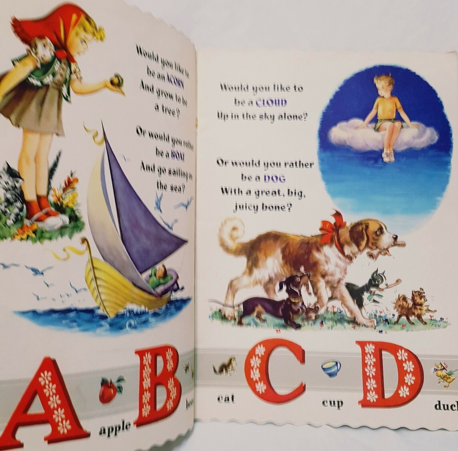 ABC Picture Book 1948 Vintage Whitman Book Florence Sarah Winship ...