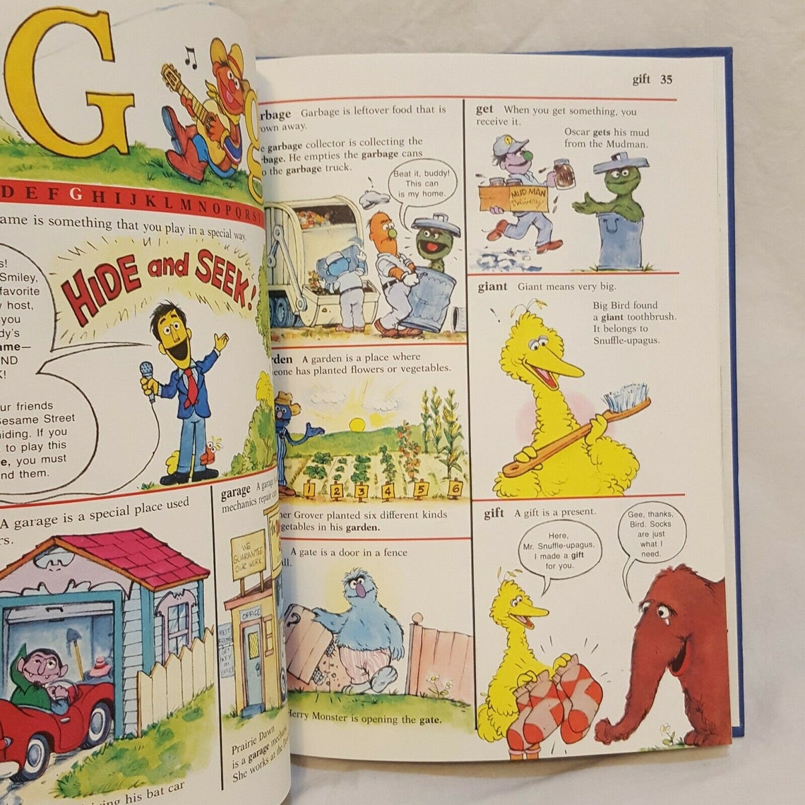 Big Birds Sesame Street Dictionary E K Book Volume 2 - Etsy