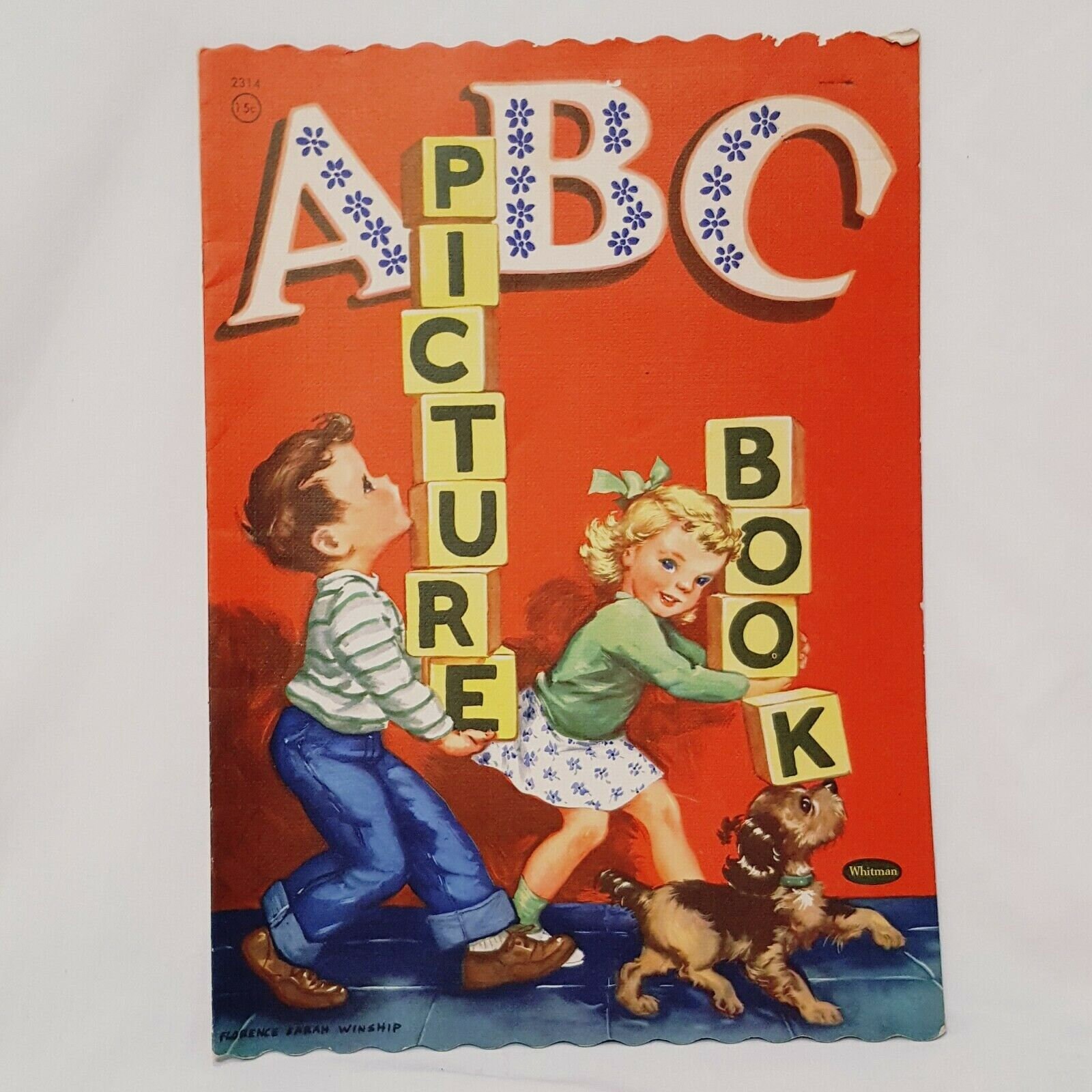 ABC Picture Book 1948 Vintage Whitman Book Florence Sarah Winship ...