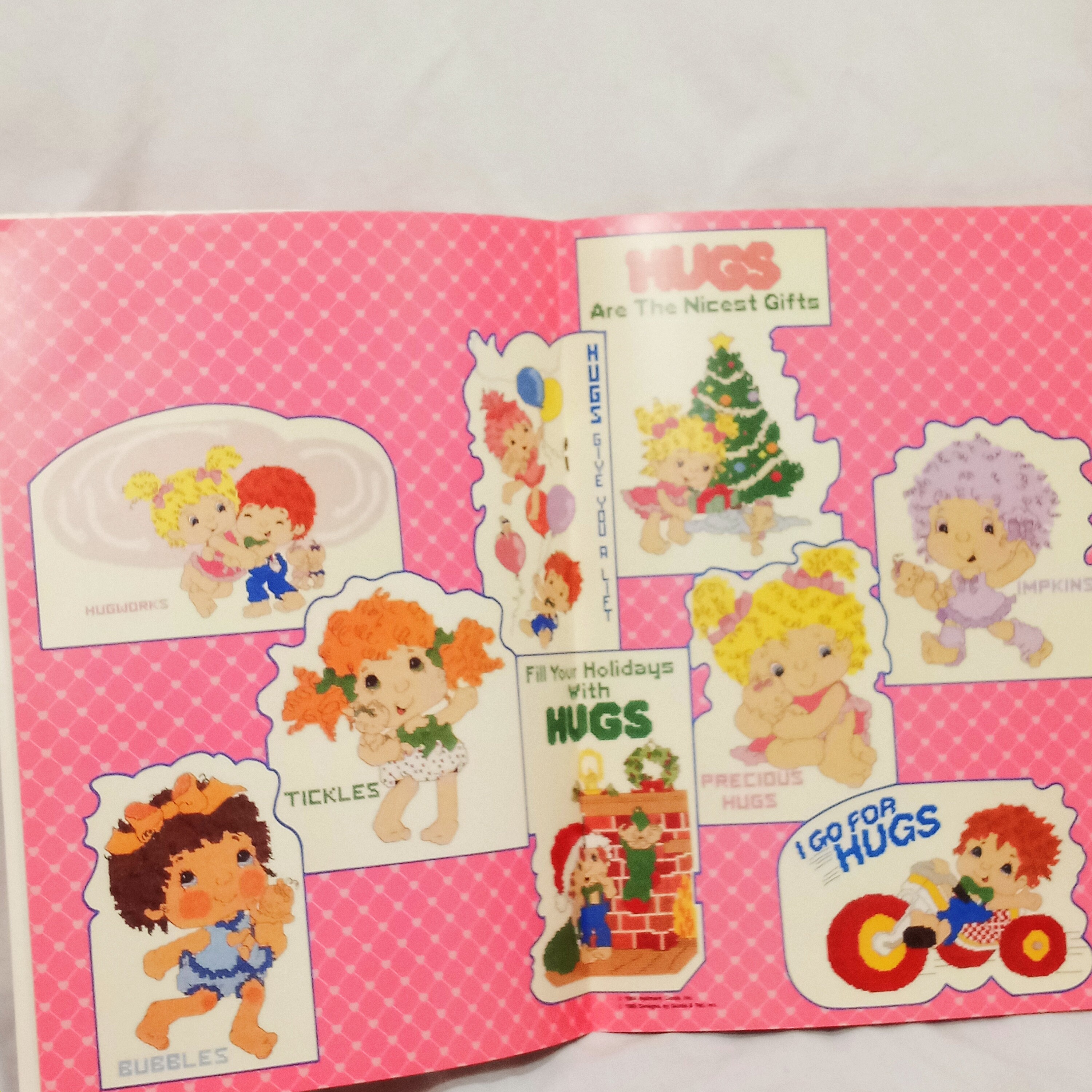 Hugga Bunch Cross Stitch Pattern Booklet 38 Designs Gloria & Pat 1985 ...