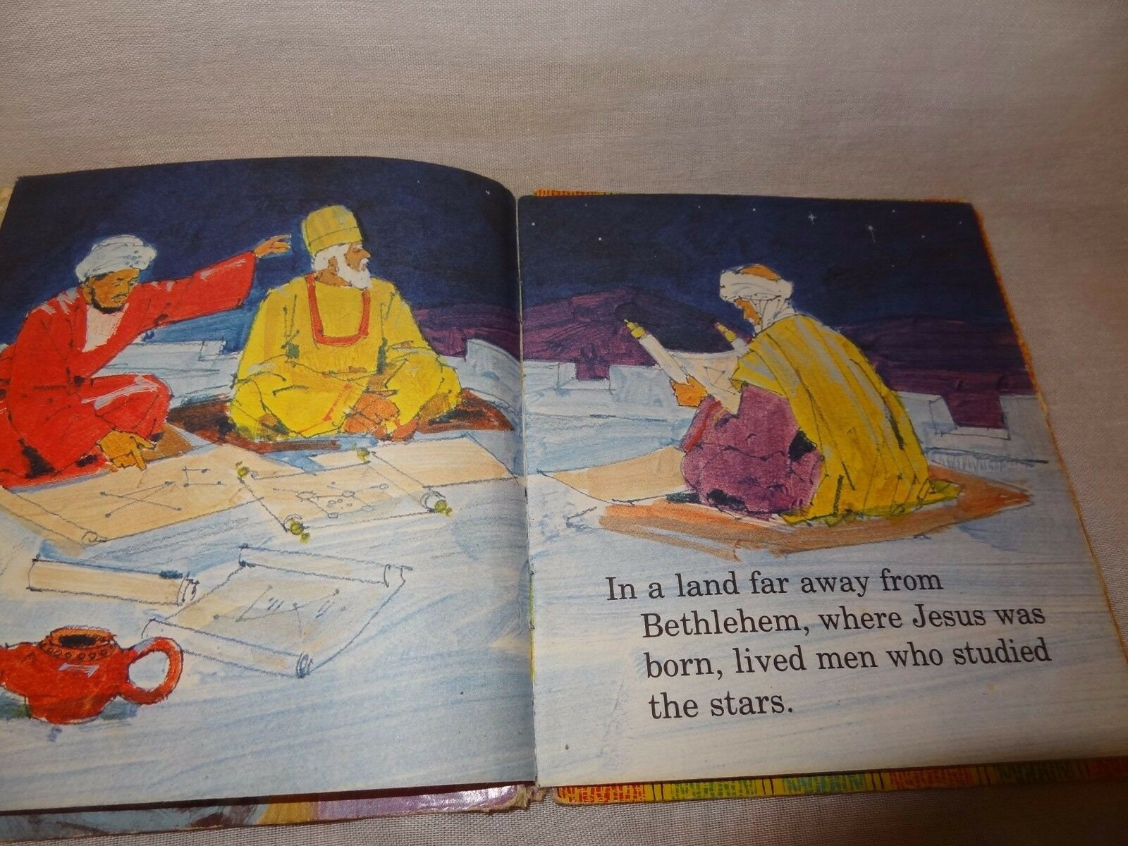 Wise-men Visit Jesus 1980 Tell A Bible Story Book Hardcover - Etsy
