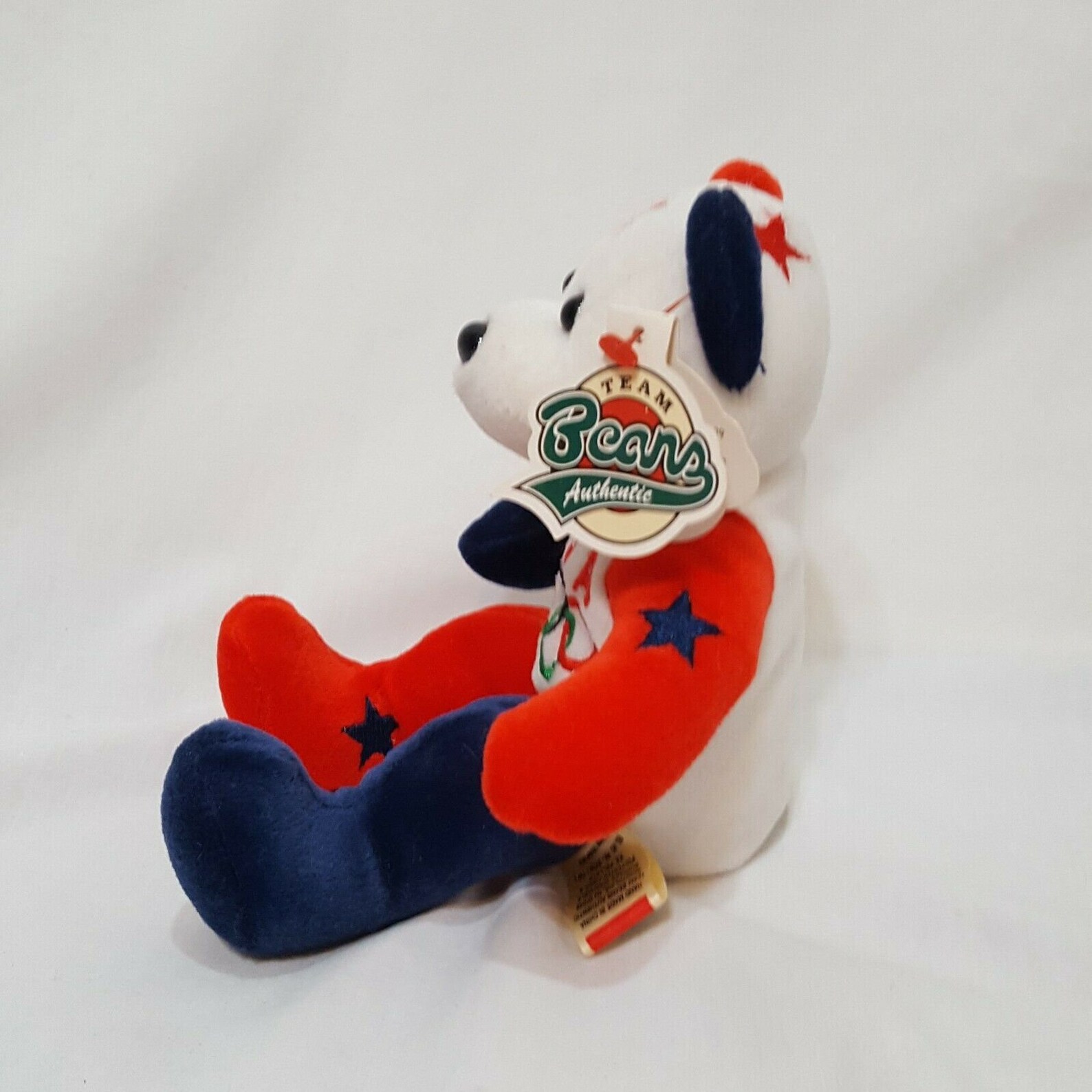 Team Bears Authentic Bean Plush Bears USA Olympic Victory 11 Red White ...