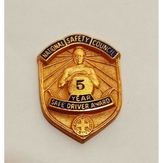 National Safety Council 5 Year Safe Driver Award Badg… - Gem