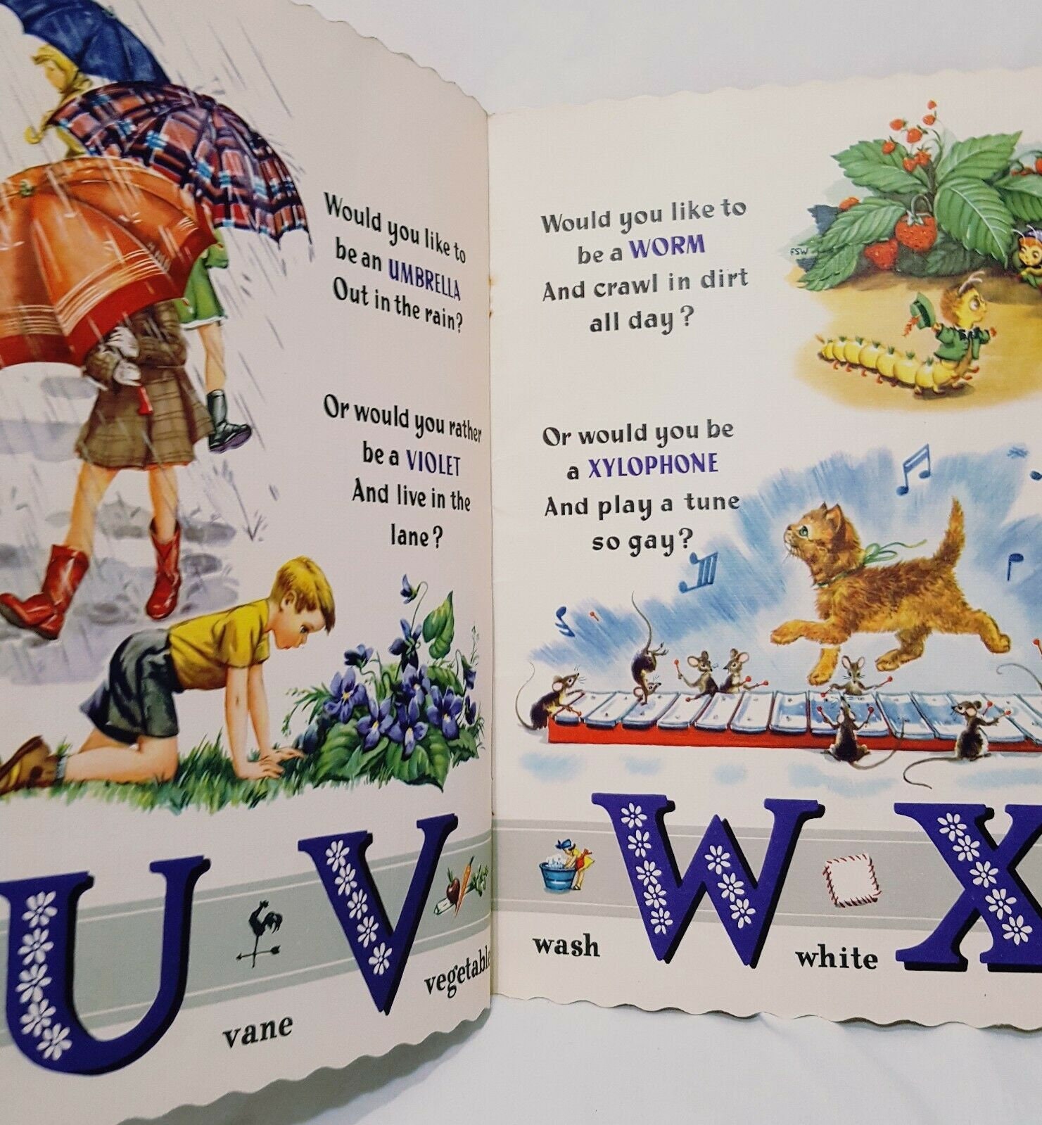 ABC Picture Book 1948 Vintage Whitman Book Florence Sarah Winship ...