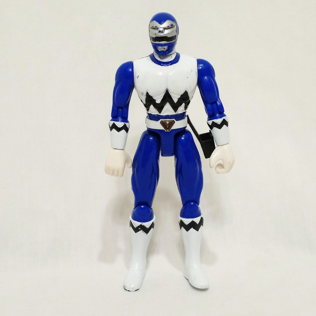 Blue Ranger Power Rangers Lost Galaxy Talking Bandai Action Figure 1998 ...
