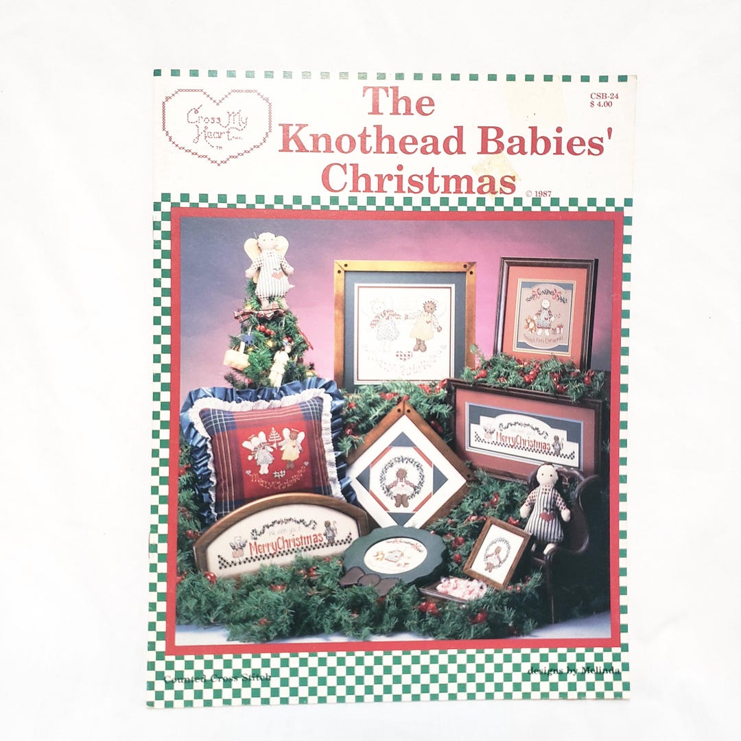 Christmas Knothead Babies Cross Stitch Patterns Cross My Heart Leaflet ...