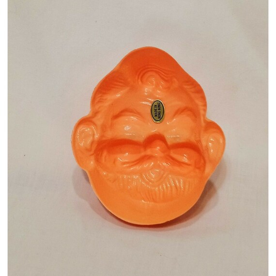 Santa Grandpa Half Face Head 4 Doll Making Plastic Rosy Cheeks NOS ...