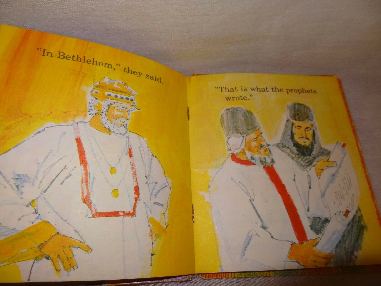 Wise-men Visit Jesus 1980 Tell A Bible Story Book Hardcover - Etsy