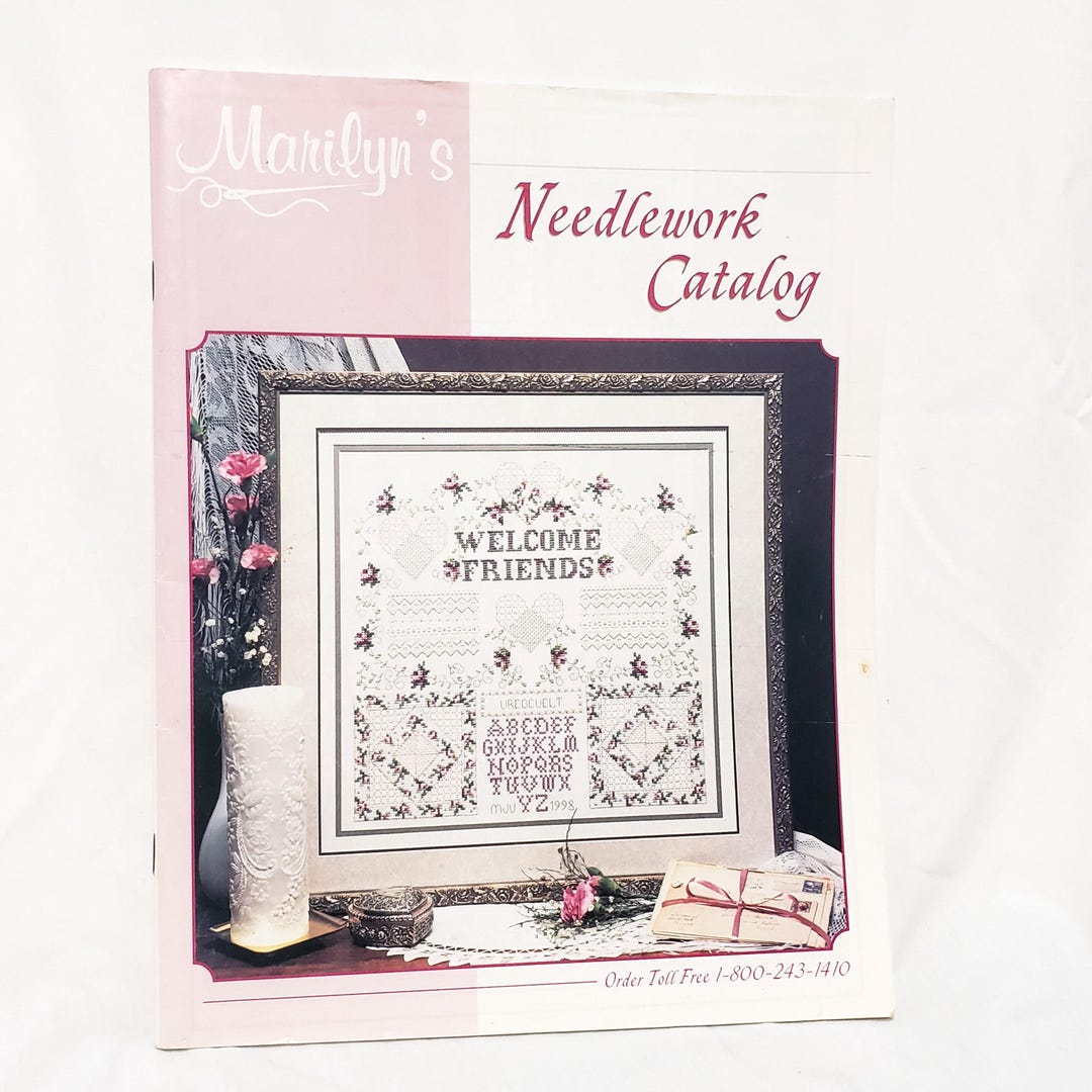 Marilyn's Needlework Catalog Cross Stitch 2001 Order Magazine - Etsy