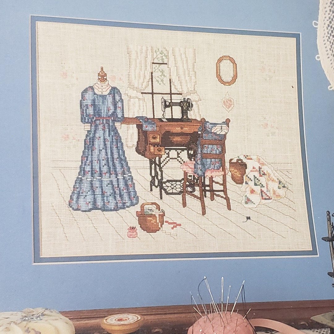 Dresses the Upstairs Sewing Room Cross Stitch Pattern Leaflet 474 ...