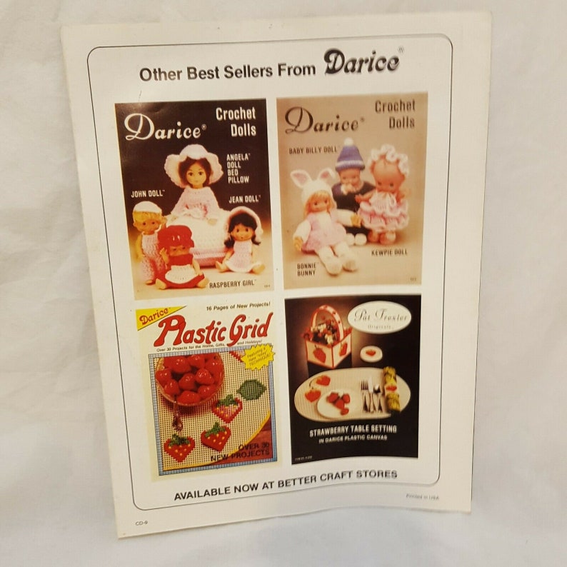 Stephanie Doll Sewing Pattern Darice CD-9 Vintage 1982 - Etsy
