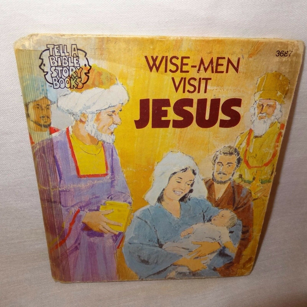 Wise-men Visit Jesus 1980 Tell A Bible Story Book Hardcover - Etsy