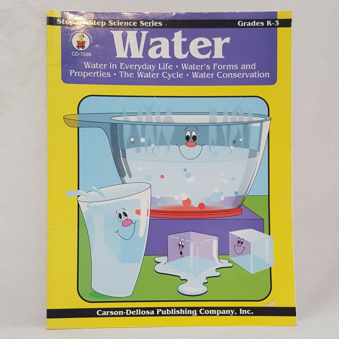 Water Step by Step Science Series Grades K 1 2 3 Conservation ...