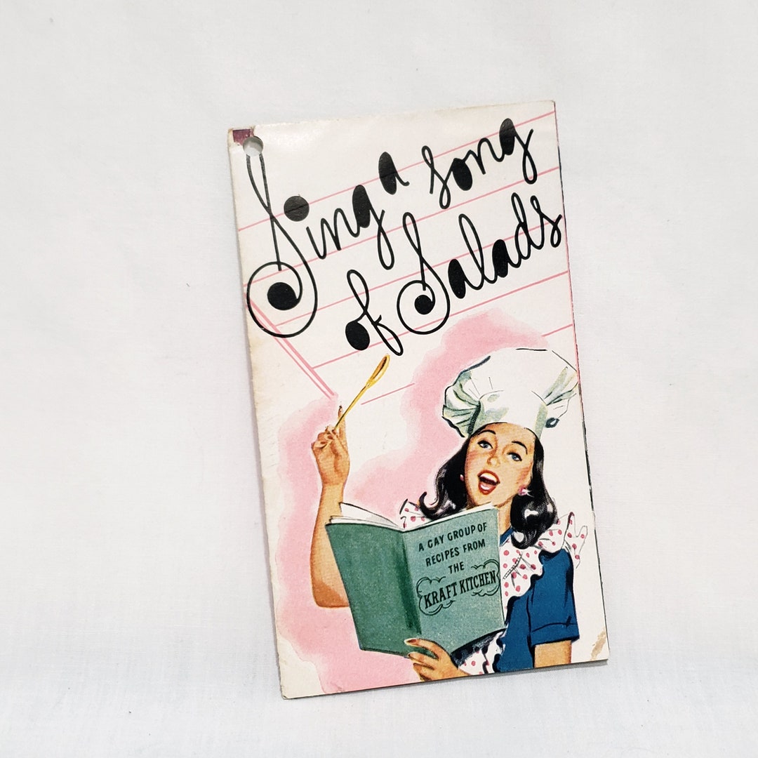 Recipe Brochure Kraft Kitchen Mayonnaise Sing Song Salads Miracle Whip - Etsy