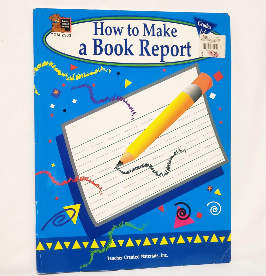 How to Make a Book Report Grades 1-3 Homeschool 1999 Jennifer Overend ...