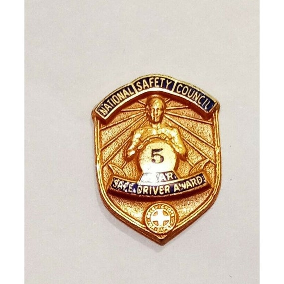National Safety Council 5 Year Safe Driver Award Badg… - Gem