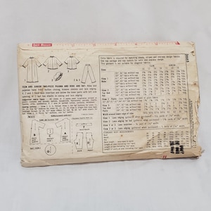 Teen Pajama Robe Hat Sewing Pattern 3665 Simplicity 1960s Size 16 Bust 36" - Etsy