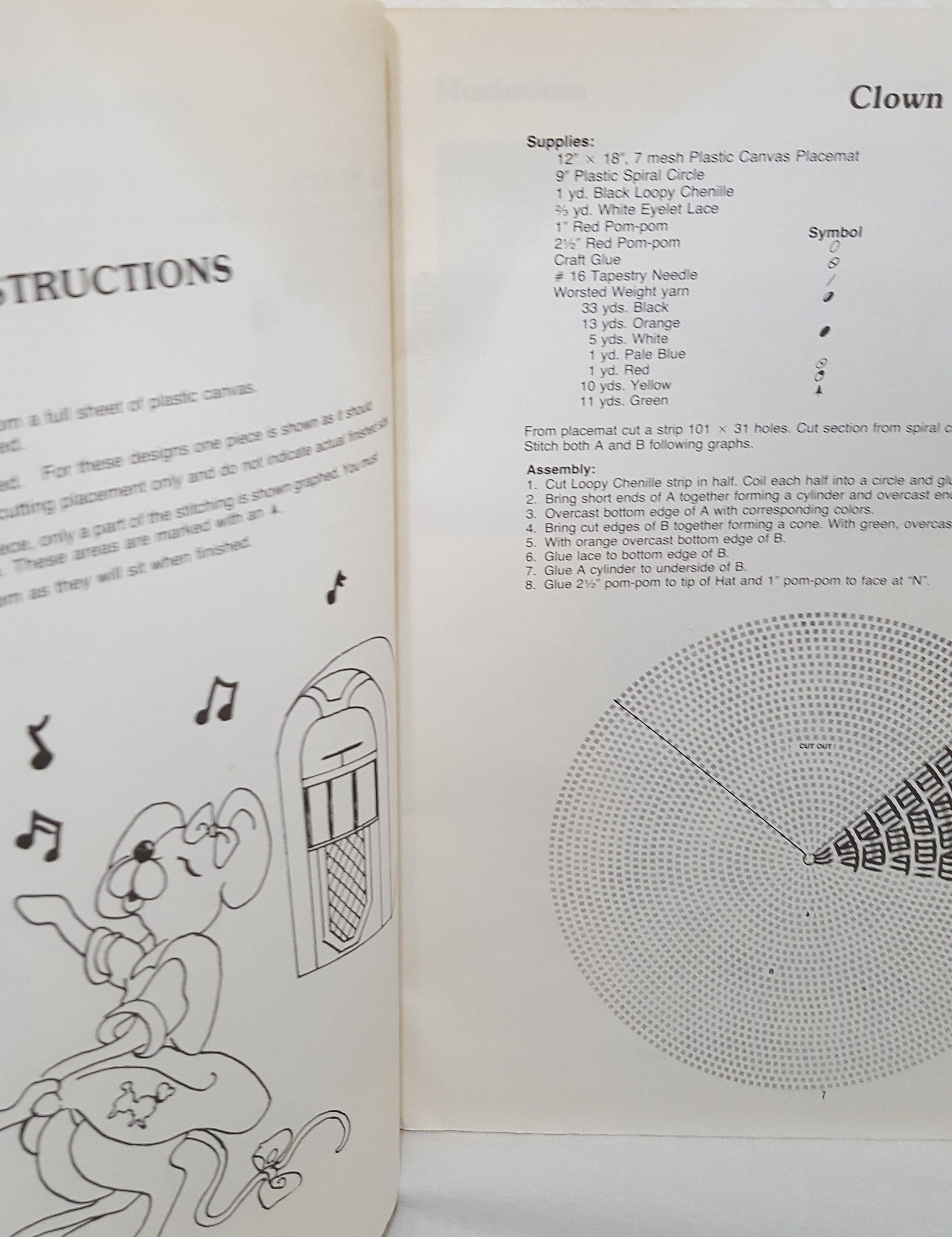 Plastic Canvas Tissue TP Covers Kappie Originals 1983 11 Projects ...