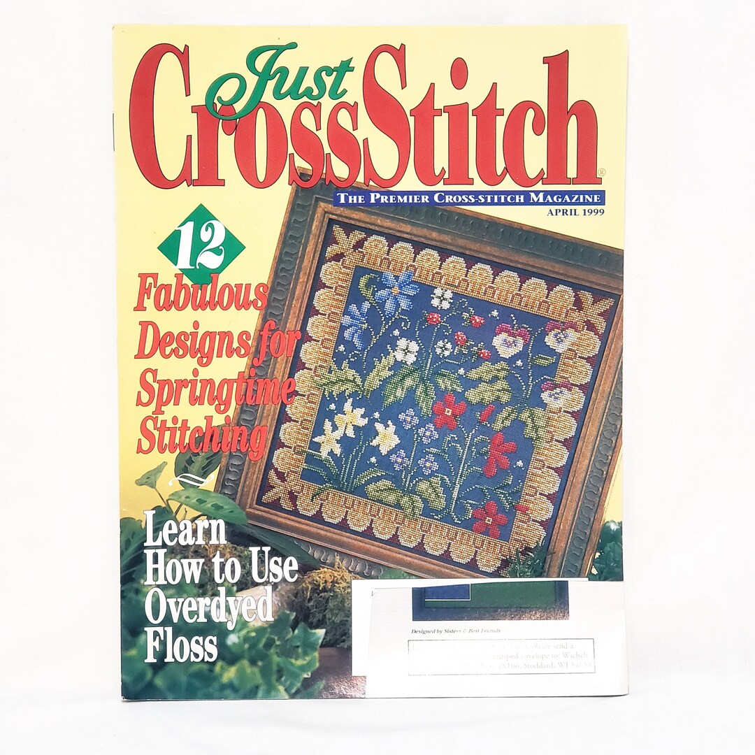Just Cross Stitch Magazine Patterns April 1999 Springtime Bunnies ...