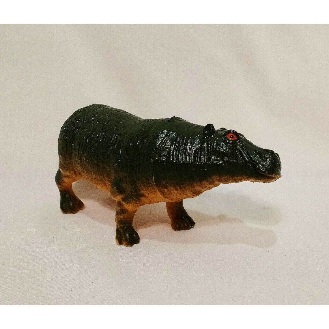 Hippopotamus Hippo Figure Gray Tan 4.5 1998 TM Plastic - Etsy UK