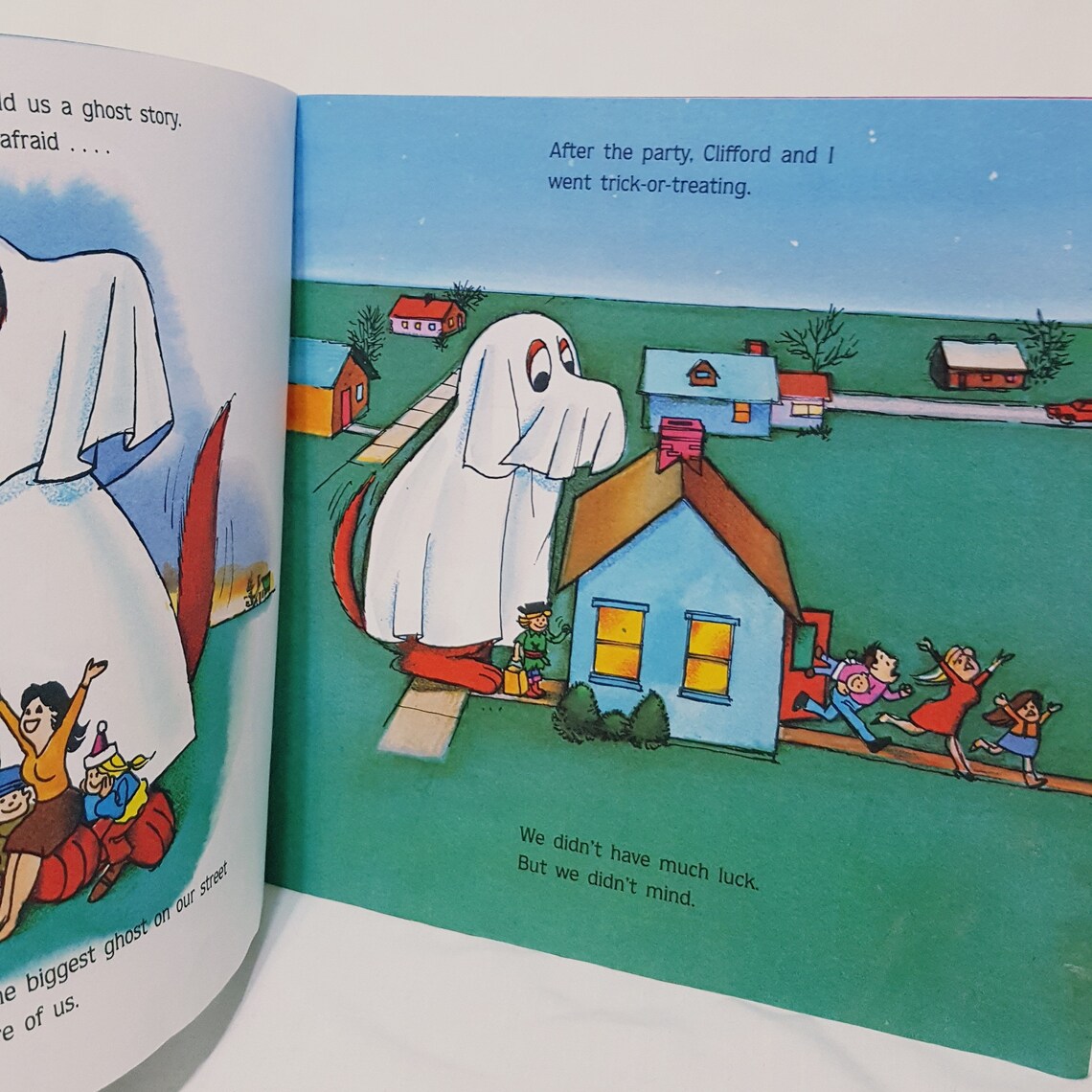 Cliffords Halloween Book Paperback Scholastic Norman Bridwell - Etsy