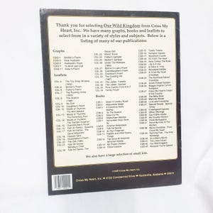 Our Wild Kingdom Animals Cross Stitch Patterns 1989 Cross My Heart Leaflet CSB42 - Etsy