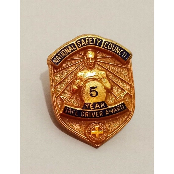 National Safety Council 5 Year Safe Driver Award Badg… - Gem