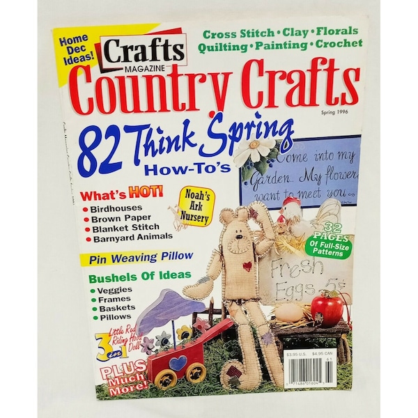 Cross Stitch and Country Crafts Magazine - Etsy