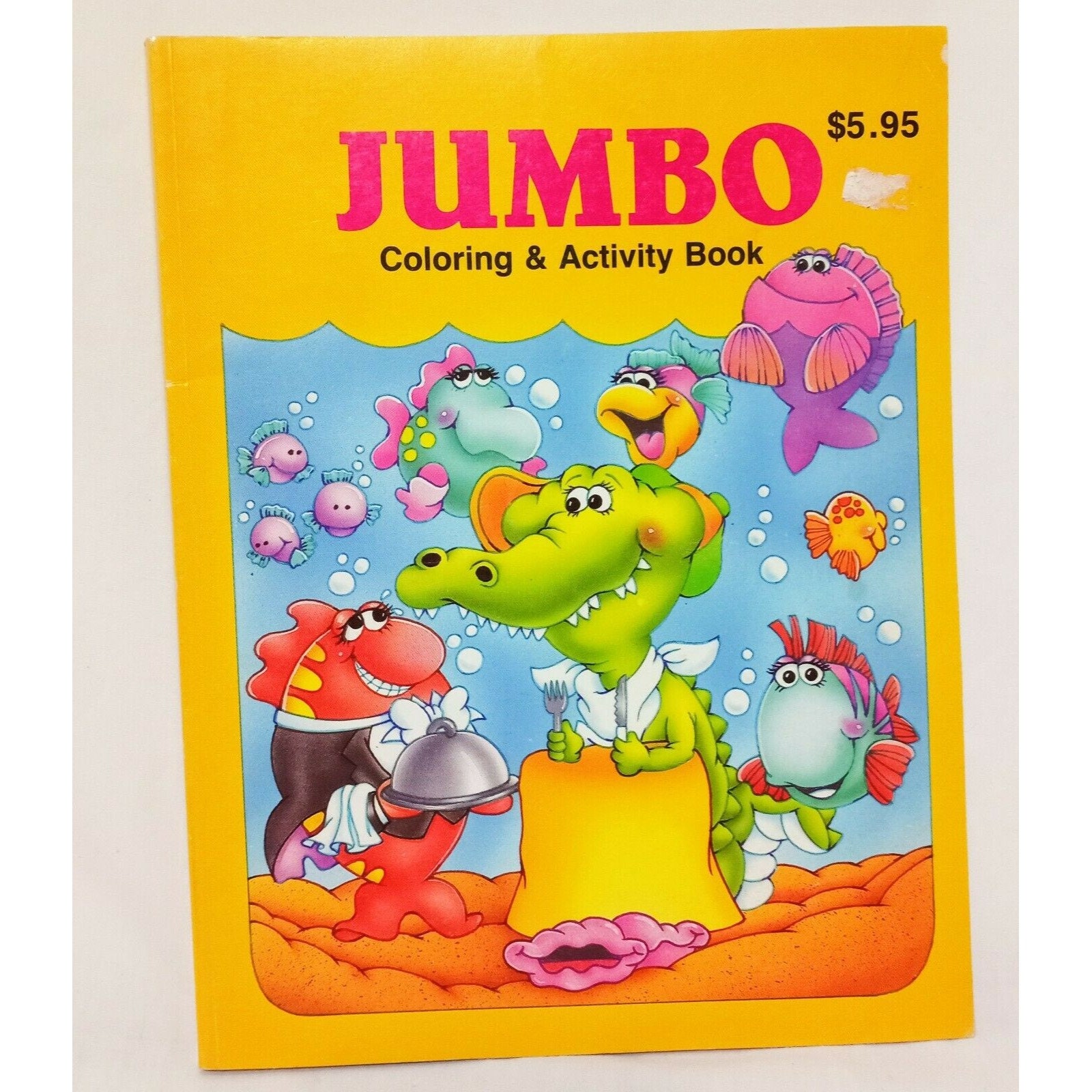 Jumbo Coloring Activity Book 1993 Justen Products Dot to Dot - Etsy