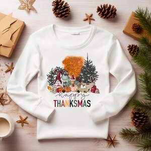 Happy Thanksmas Turkey PNG Digital Download, Christmas Tree Sublimation ...