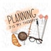 Planner Sublimation, Whimsical Sublimation, Planning is My Therapy Png ...