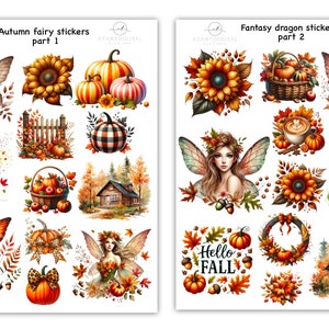 Autumn Fairy Digital Sticker Pack for Goodnotes Planner | Cozy iPad ...