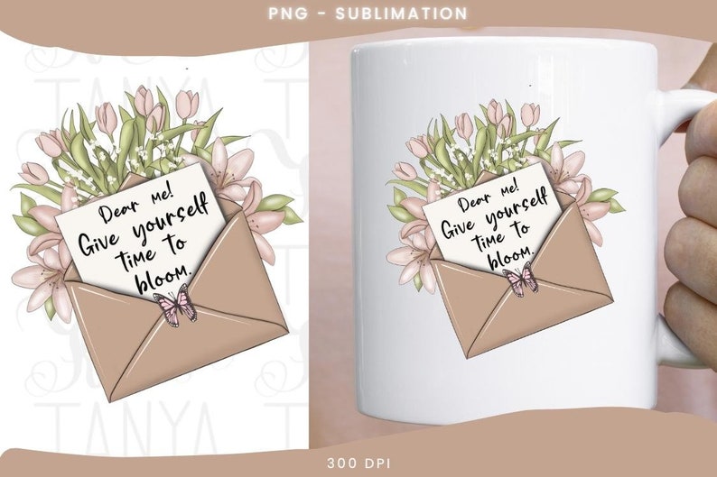 Motivational Sticker Dear Me Png Self Love Sticker for - Etsy