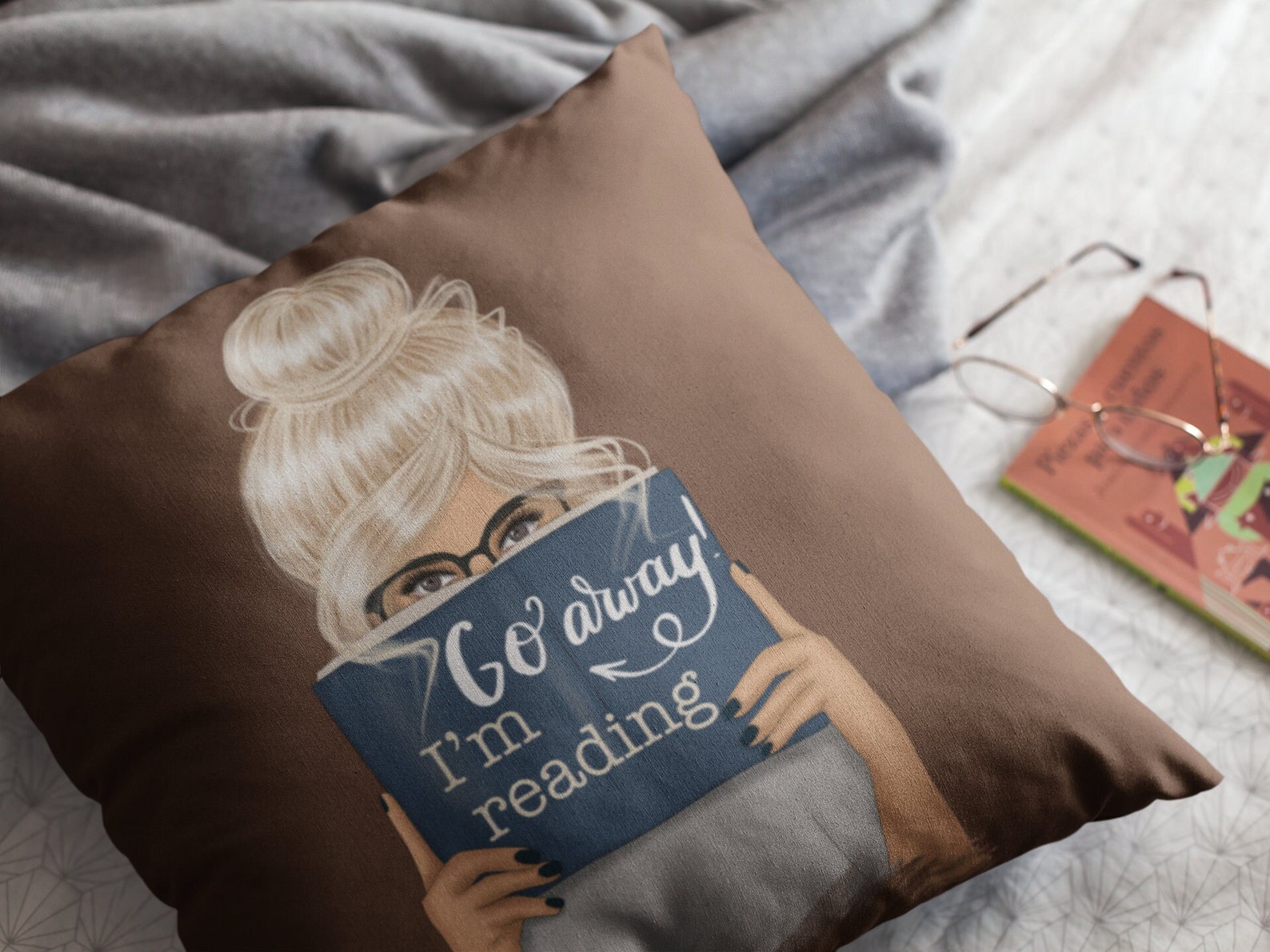 Go Away I'm Reading Sublimation Designs, Reading Books Quote Book Lover ...