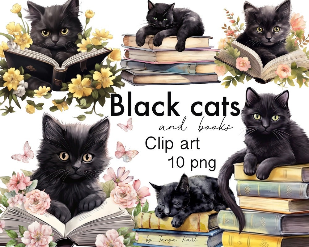 Black Cats Clipart