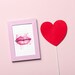 Love Pink Lips PNG Digital Download - Sublimation Designs for Valentine ...